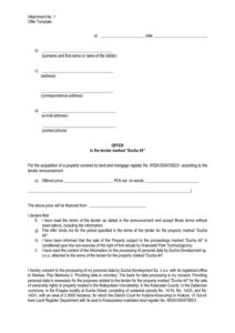 Att. no 1 offer template - First Property Group